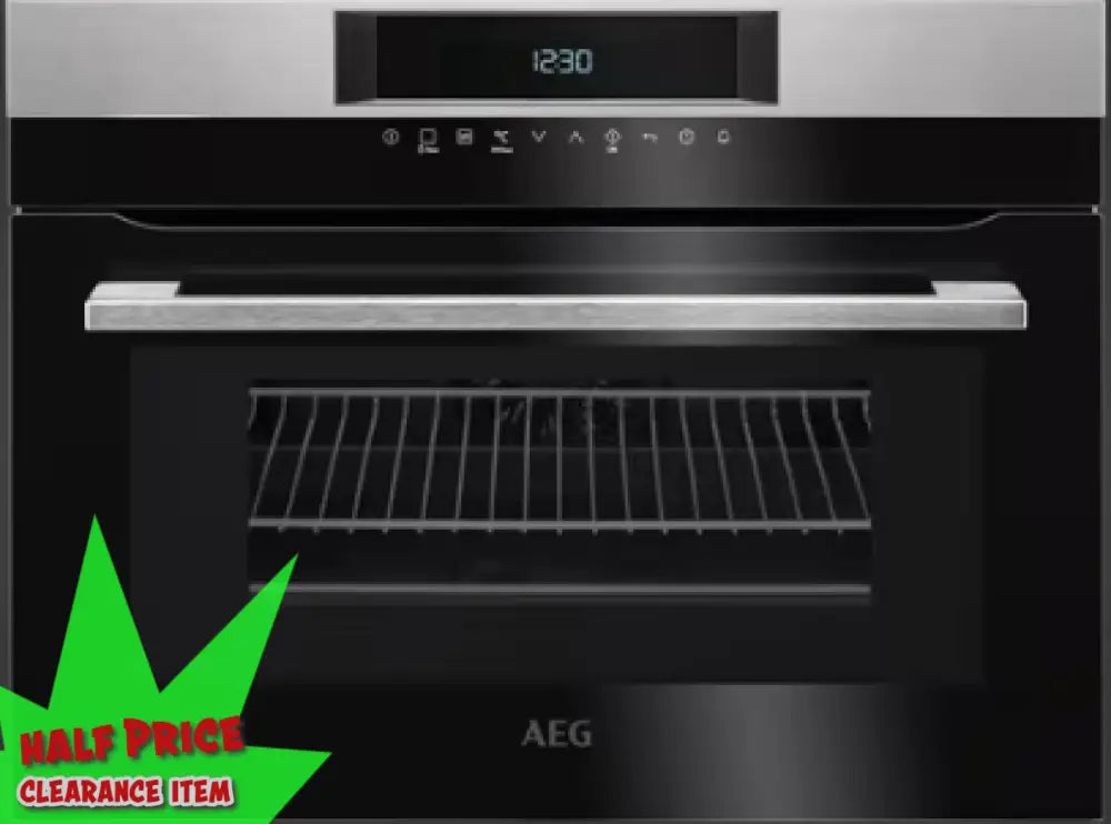 AEG KMK761000M 450mm CombiQuick Combi Compact Oven Microwave